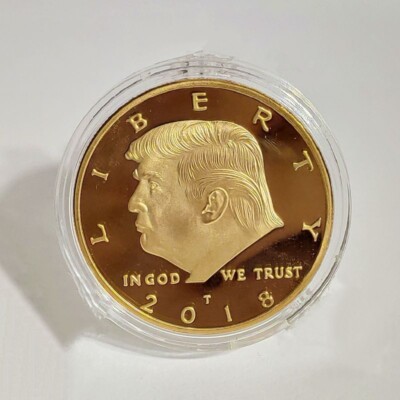 Commemorative Token Donald Trump President Of The United States Gold ...