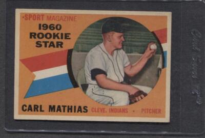 1960 Topps #139 Carl Mathias RC (Indians) Vg-Ex (Flat Rate Ship) A5 | eBay