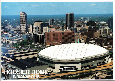 Postcard Indianapolis Indiana Hoosier Dome Home of the Indianapolis ...