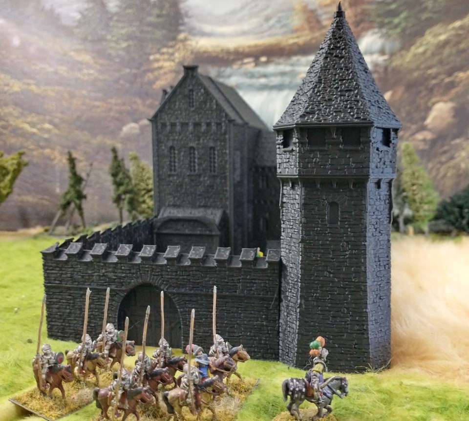 Greendale European Keep Manor House Modular Castle 15mm Terrain DBA ...