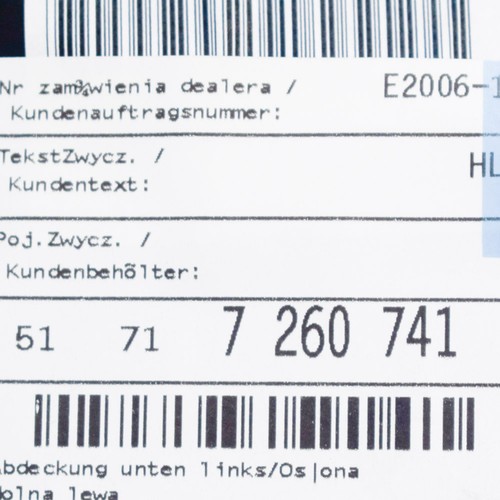 NEW BMW 4 F32 FRONT LEFT WHEEL ARCH GUARD COVER 51717260741 OEM | eBay