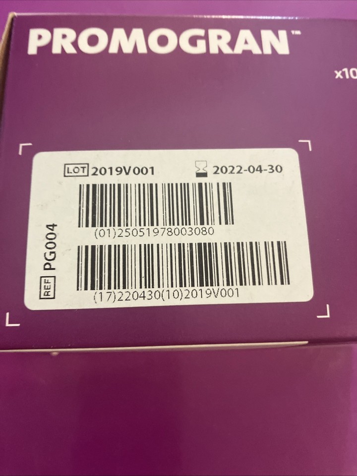 17 Pieces PROMOGRAN MATRIX WOUND DRESSING PG004 4.34 KCI Full BX PLUS 7 ...