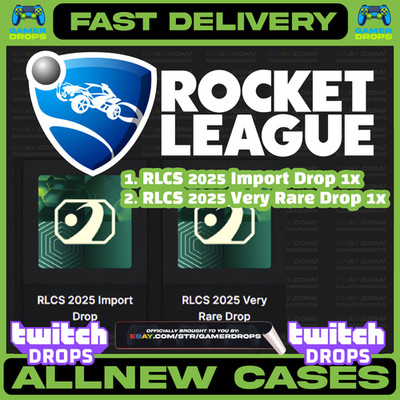 Rocket League Twitch Drops - RLCS RARE DROP - RLCS VERY RARE DROP | eBay