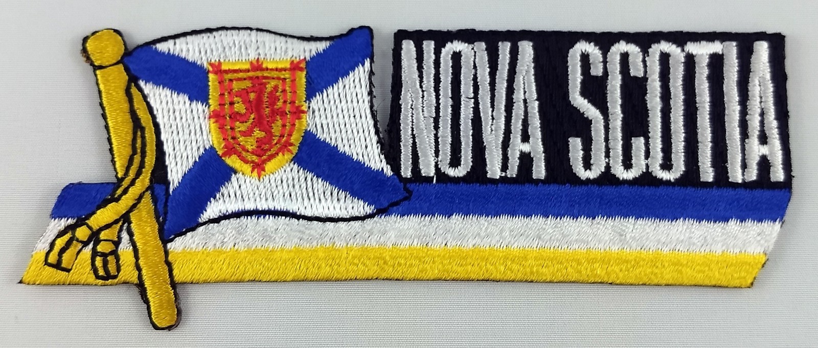 Nova Scotia Flag Patch Embroidered Iron On Applique | eBay