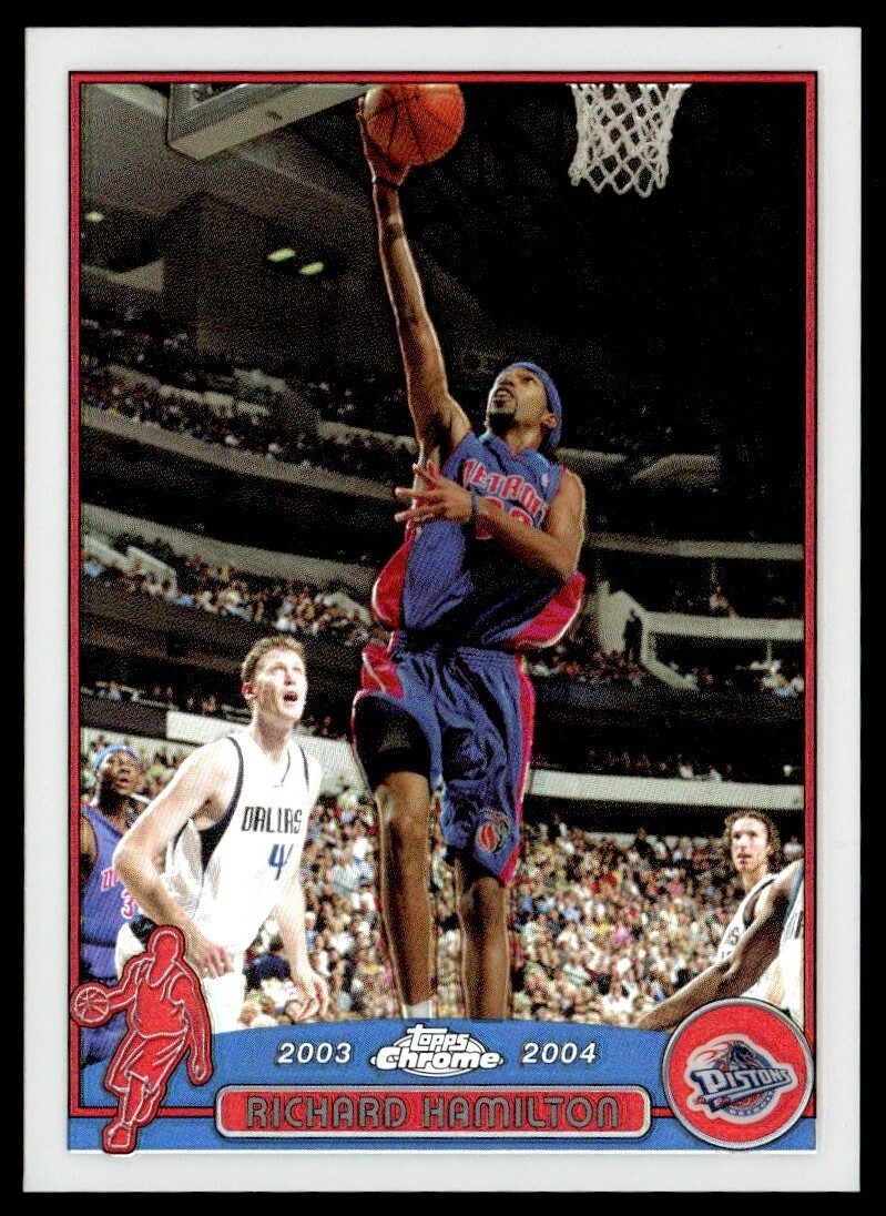 2004-05 Topps Chrome Richard Hamilton Detroit Pistons #36 | eBay
