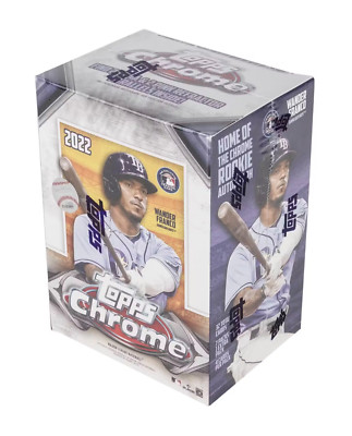 2022 Topps Chrome MLB Baseball Trading Card Blaster Box Factory Sealed ...
