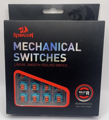 Red Dragon, Mechanical Switches BULLET Linear R REDRAGON A113. NEW FREE ...