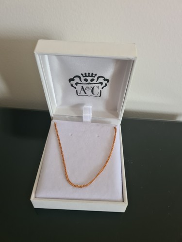 Angus & Coote 9ct gold chain.New in box. | eBay Australia