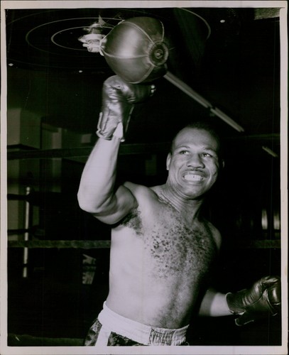 LG786 1960 Original Photo RALPH TIGER JONES Middleweight Boxing Fighter ...