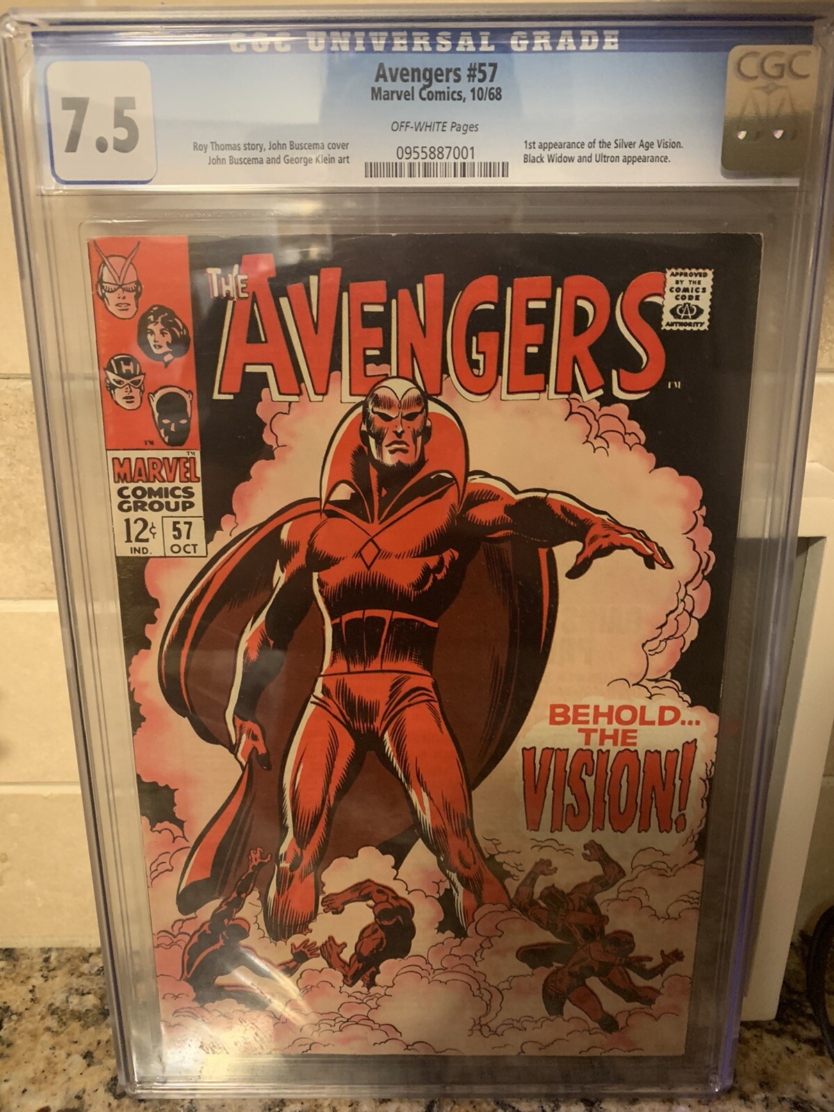 The Avengers 57 CGC 7.5!!! First Appearance Of Vision | eBay