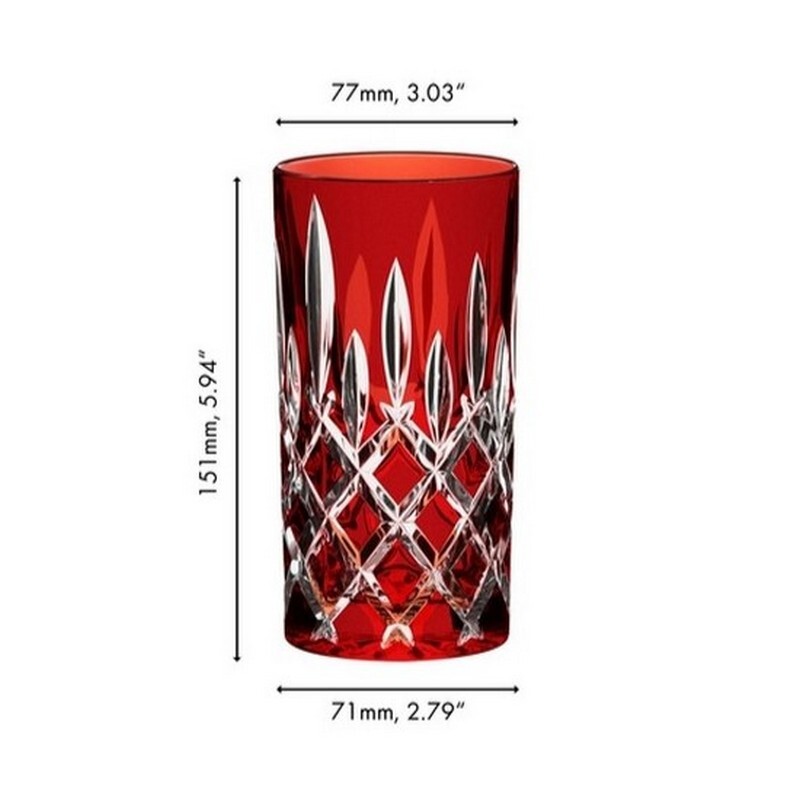 NEW Riedel Laudon Highball Red | eBay