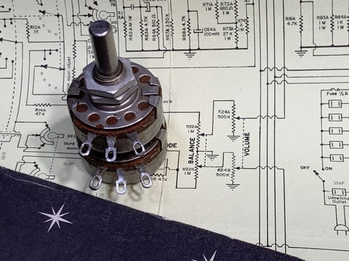 MARANTZ 7 7C TUBE Preamplifier 1 Meg Linear BALANCE CONTROL ...