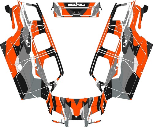 Custom Graphic Kit Wraps Vinyl Sticker POLARIS XPEDITION ADV 1000 ...