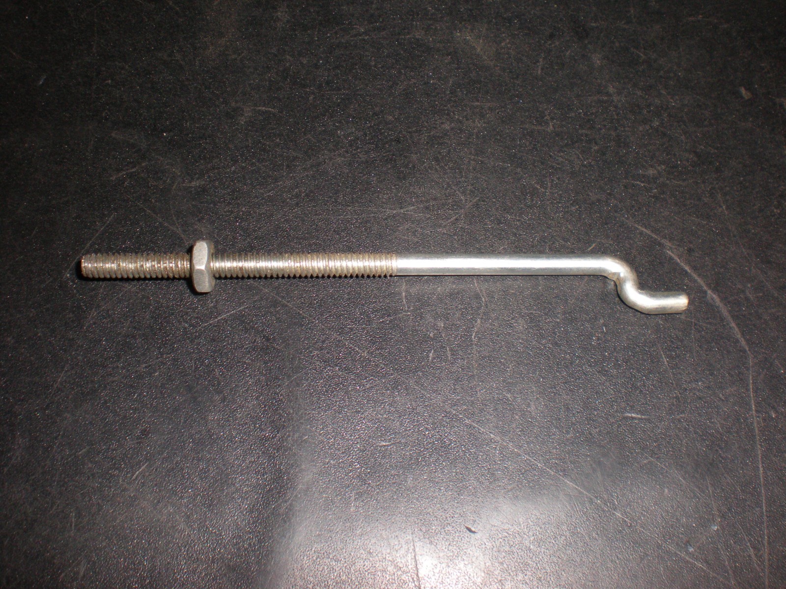 threaded z bend rod with nut for snowblower cable | eBay
