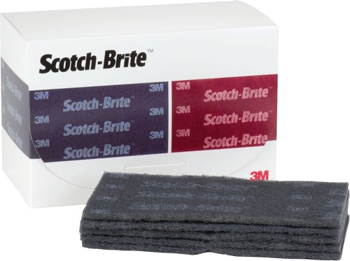 3m 3M-64660 Scotch-brite Durable Flex Hand Pad, 4 1/2" X 9", Ultra Fine ...
