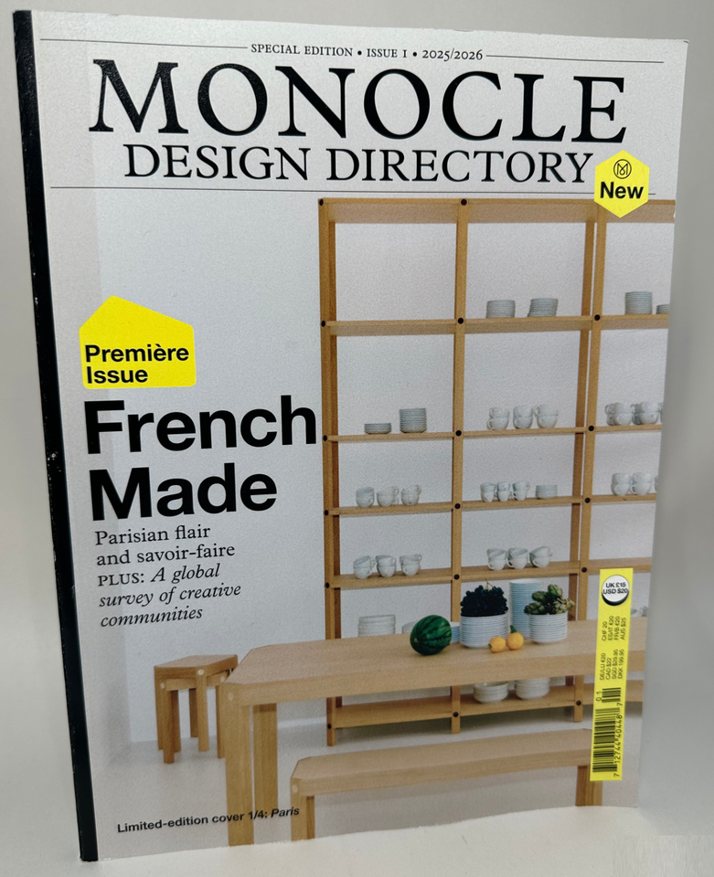Monocle Design Directory Issue 1 Premiere French Made Paris France 1/4 ...