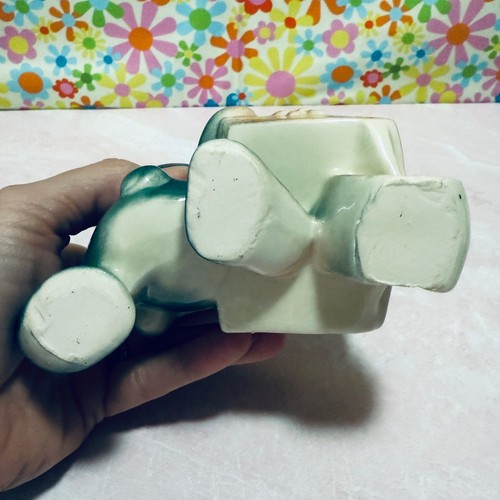 Vintage McCoy? Bunny Rabbit Pulling Cart Planter, Easter, Kitsch ...