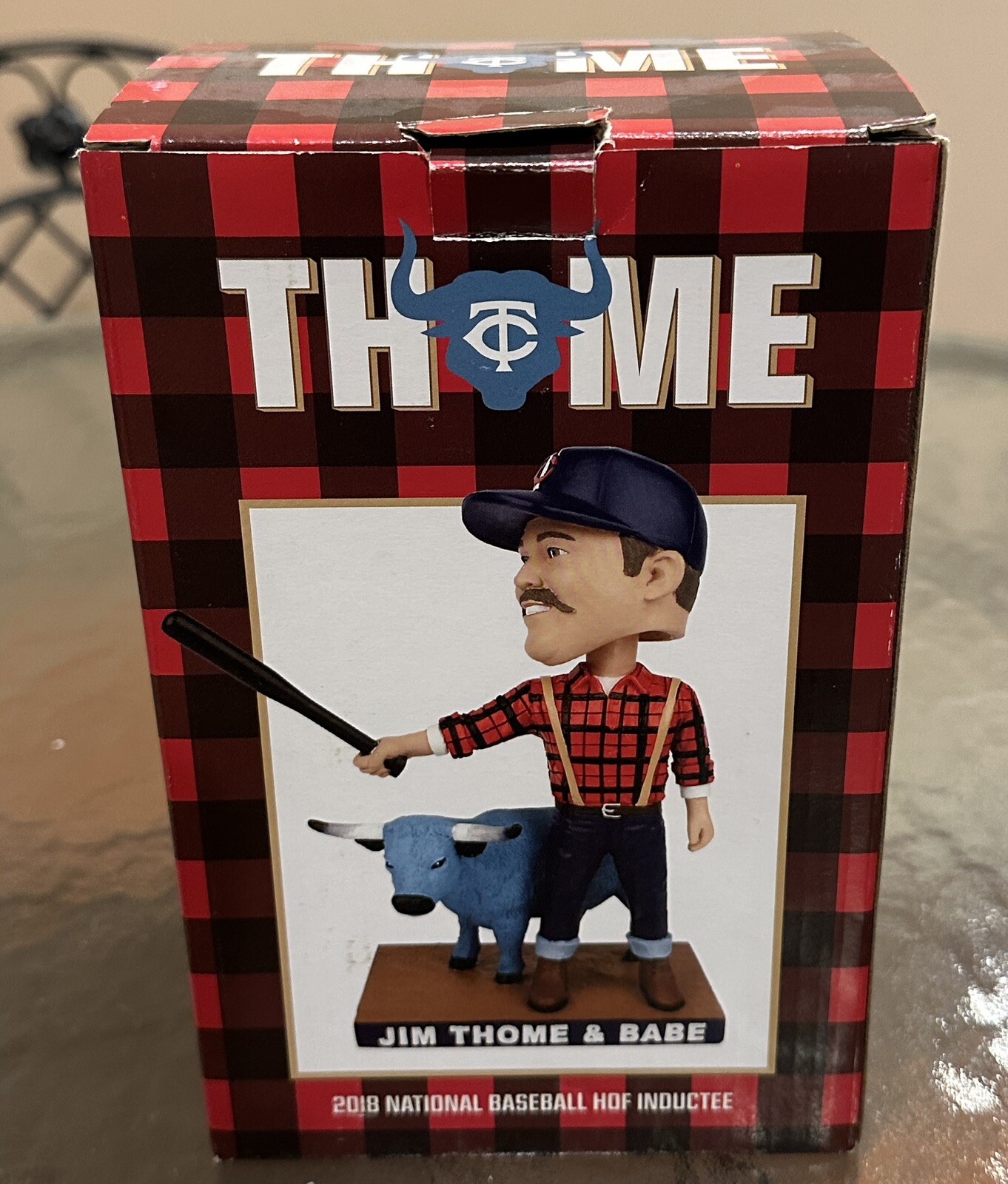 Jim Thome Bunyan Babe the Blue Ox Bobblehead 8/25/18 Twins Special ...