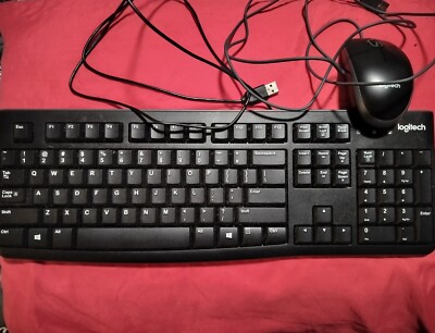 Logitech MK120 (920-002565) Wired Keyboard and Mouse Combo | eBay