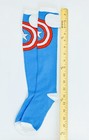 Captain America Marvel Comics Licensed Crew Socks, 1 Pair Shield Symbol ...