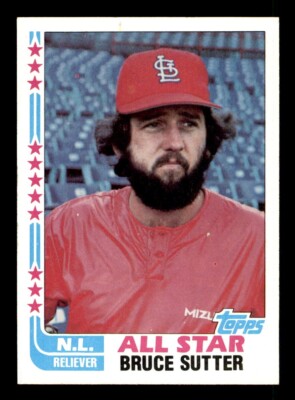 1982 Topps Baseball #347 Bruce Sutter NM/MT or Better | eBay