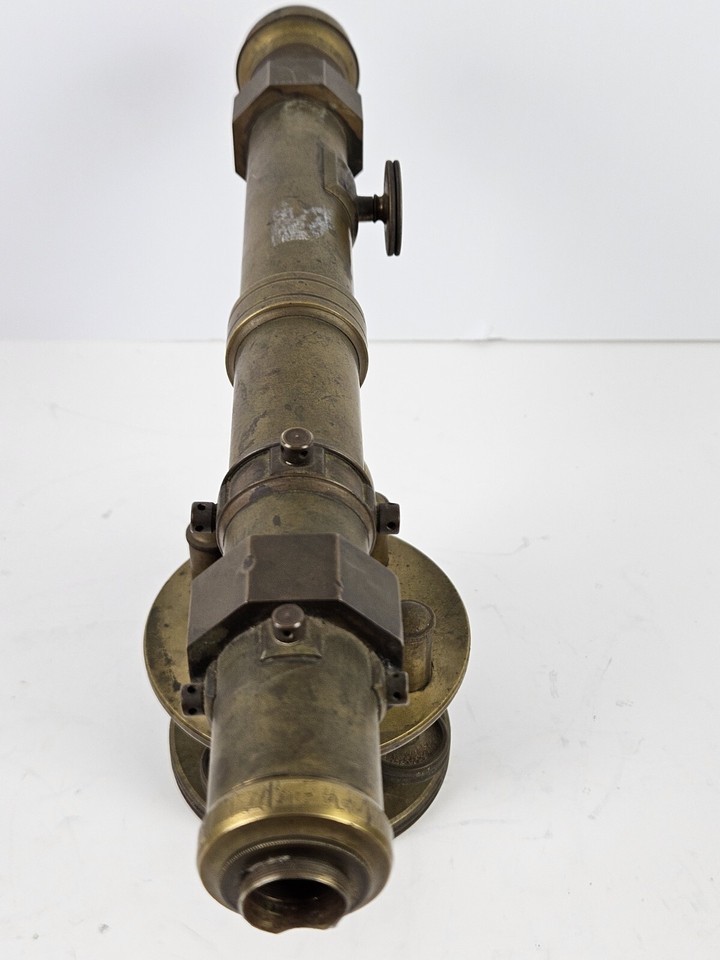 Antique W & L.E. Gurley NY Brass WYE 14" Precision Survey Level ...