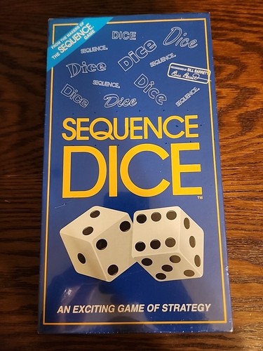 Sequence Dice Board Game 1999 Vintage Complete New & Sealed Jax Family | eBay