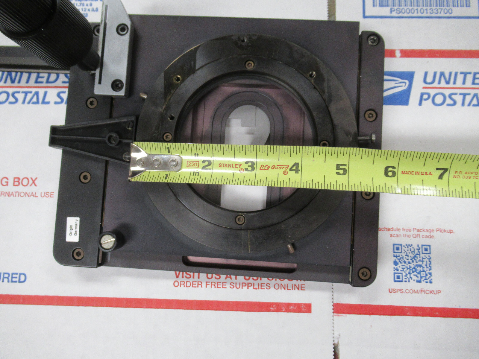 LEICA GERMANY DMRX STAGE TABLE XY ROTABLE MICROSCOPE PART AS PICTURED ...