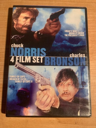 Chuck Norris / Charles Bronson 4-Film Set (DVD) ………...NEW & FACTORY ...