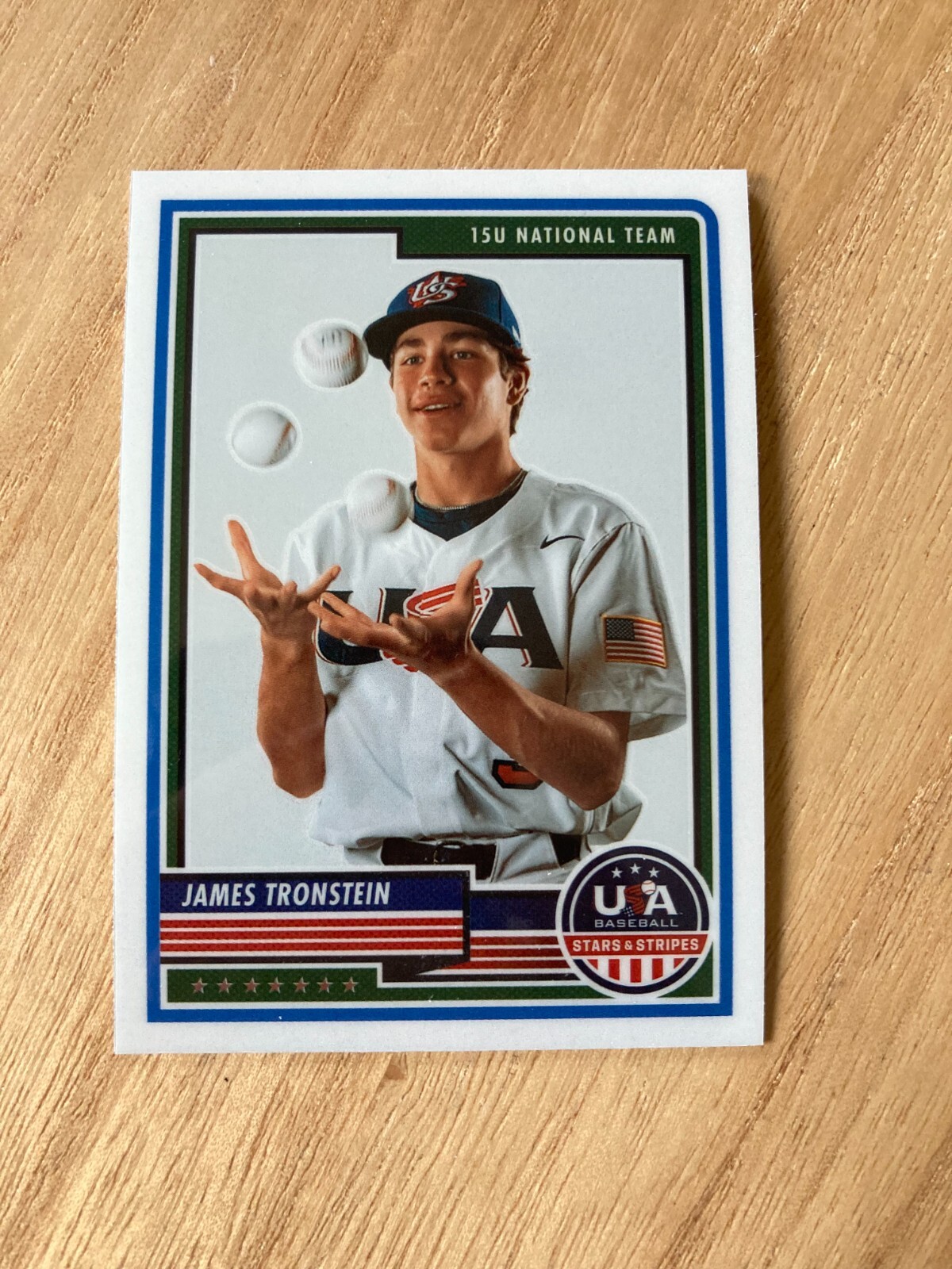 JAMES TRONSTEIN 2023 PANINI USA BASEBALL STARS & STRIPES | eBay