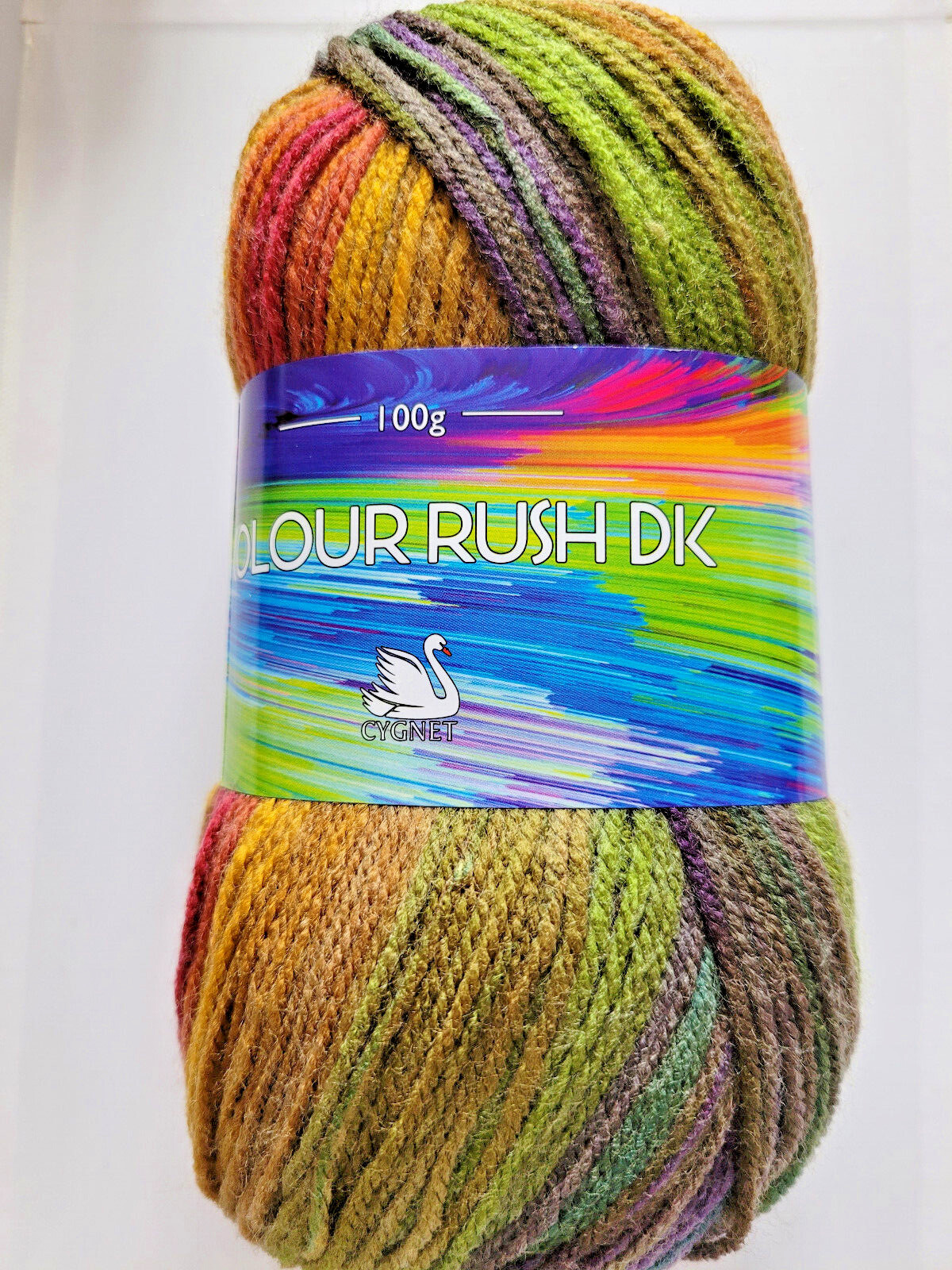 Cygnet COLOUR RUSH DK Knitting Yarn / Wool - 100g Double Knit Ball - Crochet | eBay
