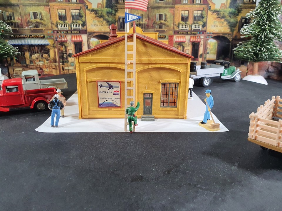 HO Scale Building Printing Station, Warehouse, Factory Substation ...
