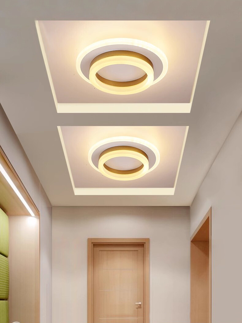 LED Aisle Ceiling Lamp Recessed Lighting Surface Mounted Hallway Light ...