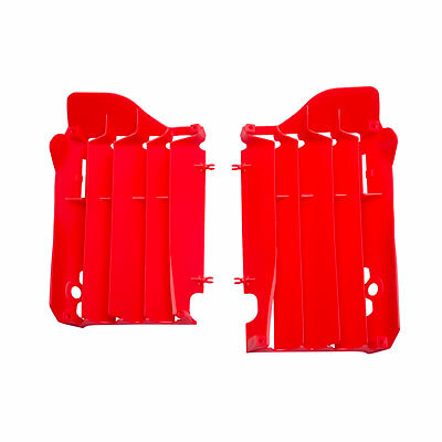 Polisport Radiator Louvers 2004 CR Red for Honda Off-Road Motorcycles ...