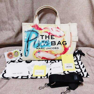 MARC JACOBS "Pisces" The Zodiac Collection Canvas Tote Bag Medium ...