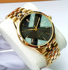 Citizen Addysen Sapphire Crystal Black Dial Gold Tone Men's Watch ...