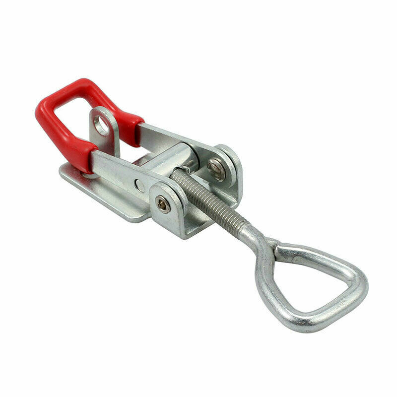 2/4×Cabinet Box Lever Handle Toggle Catch Latch Lock Clamp Hasp ...