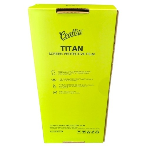 NEW CEALLIP TITAN HD PHONE SCREEN FILM FOR iPHONES 11 PRO/12/13/14 PLUS ...