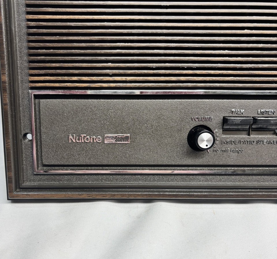 VTG NuTone Scovill LSA-40 In-Wall Intercom Speaker Panel 12x12 ...