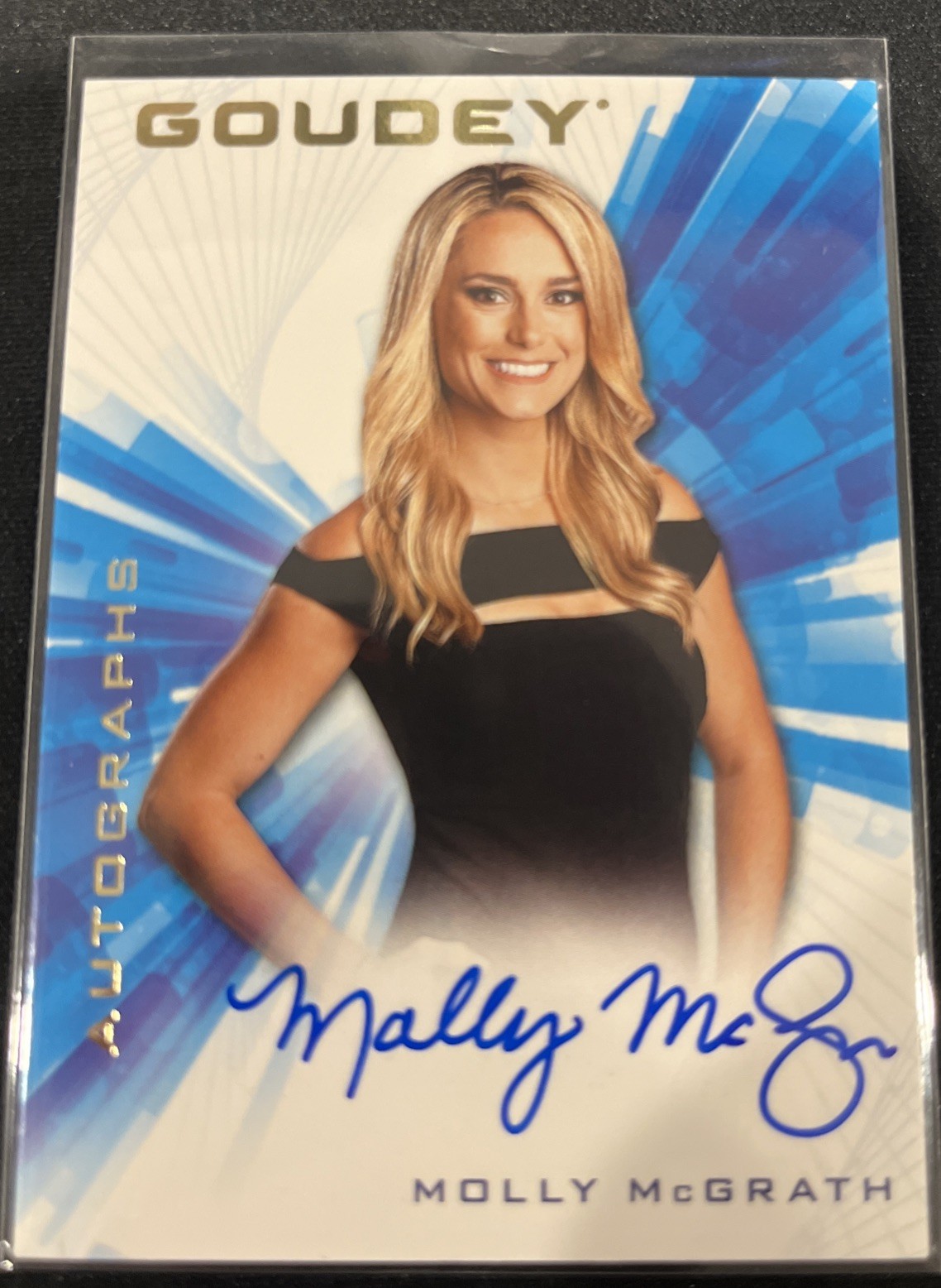 MOLLY MCGRATH 2021 Upper Deck Goodwin Champions Autograph Auto Goudey # ...
