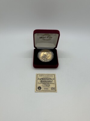Jacksonville Jaguars NFL Football Limited Edition Bronze Medallion ...