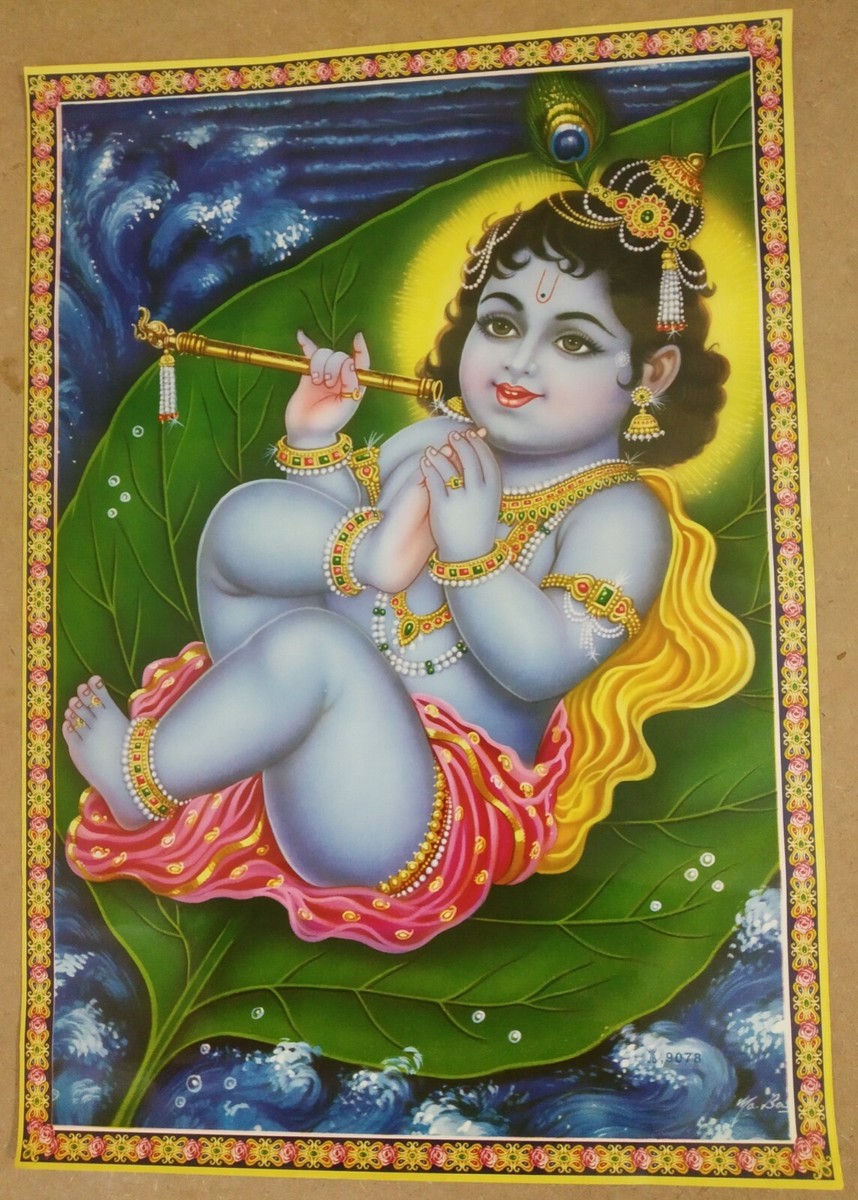 Hindu Gods Krishna Baby