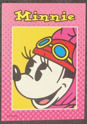 MINNIE MOUSE DISNEY CHANNEL PROMO TRADING CARD MAD DASH CAMPAIGN 1990S ...