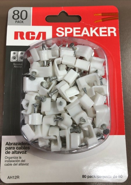 RCA Ah12r Speaker Wire Clips 80 Count for sale online | eBay