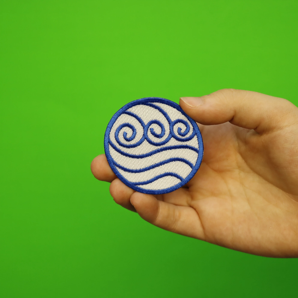 Water Nation Symbol Round Embroidered Iron On Patch | eBay