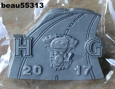 ⭐HARLEY DAVIDSON OWNERS GROUP HOG CHAPTER OFFICERS 2017 PEWTER VEST ...