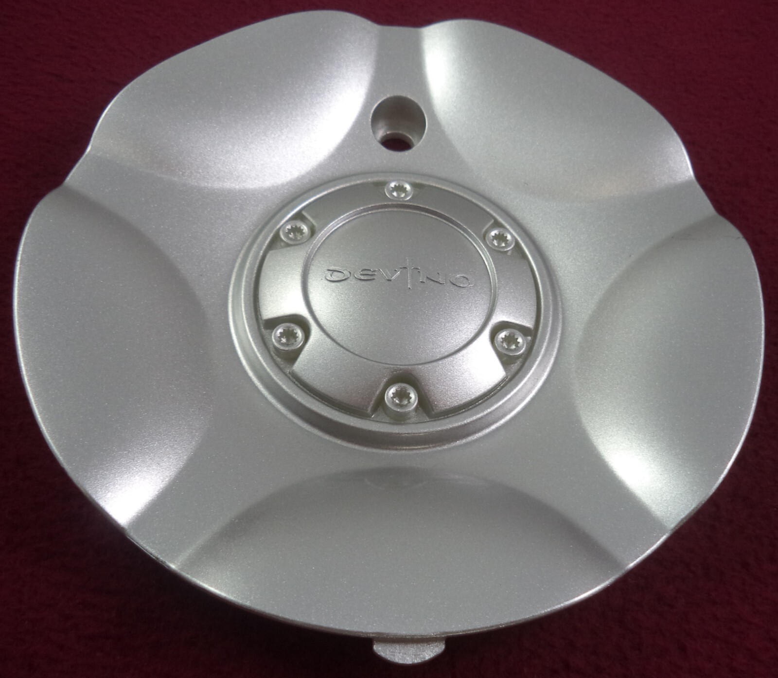Devino Wheels Silver Custom Wheel Center Cap # DV645-CAR-CAP | eBay