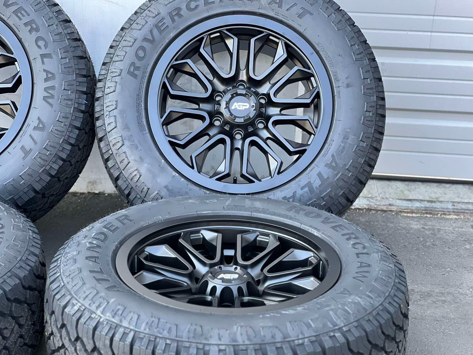 18” Ford F-150 Expedition F150 6x135 Rims 275/65r18 AGP HD304 Wheels ...