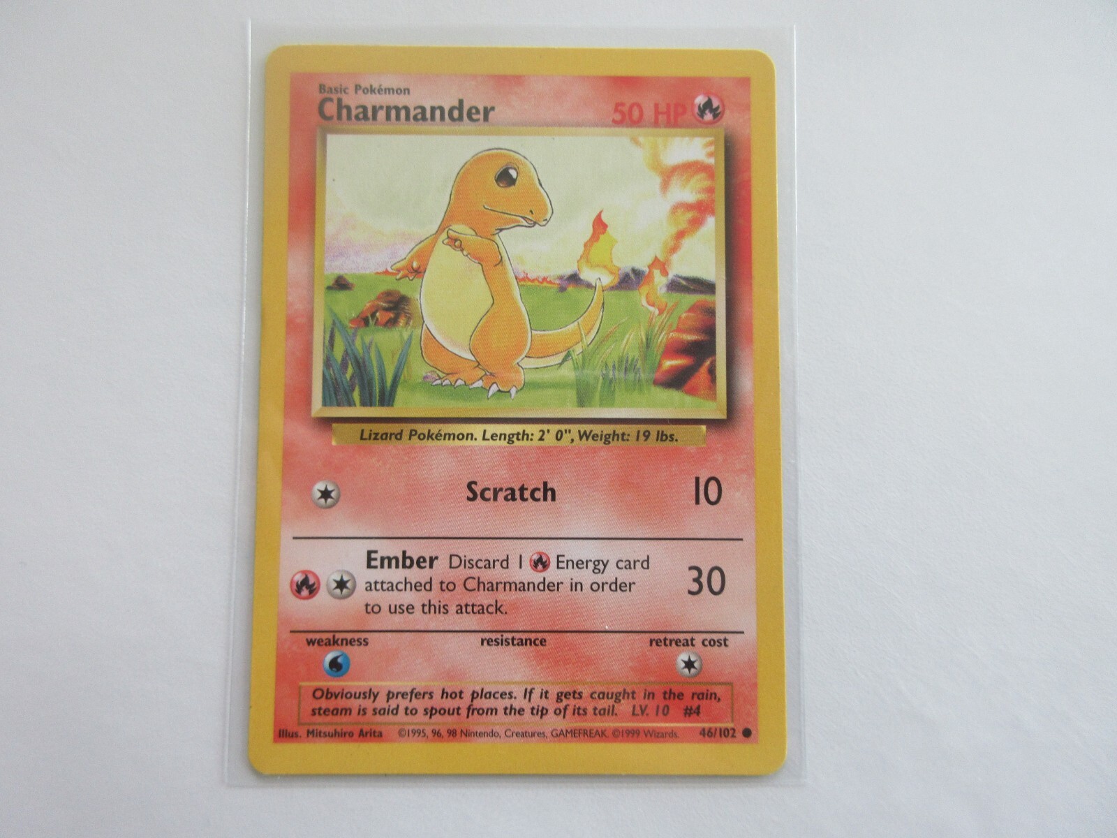 Charmander Base Set Pokemon Card LP | eBay