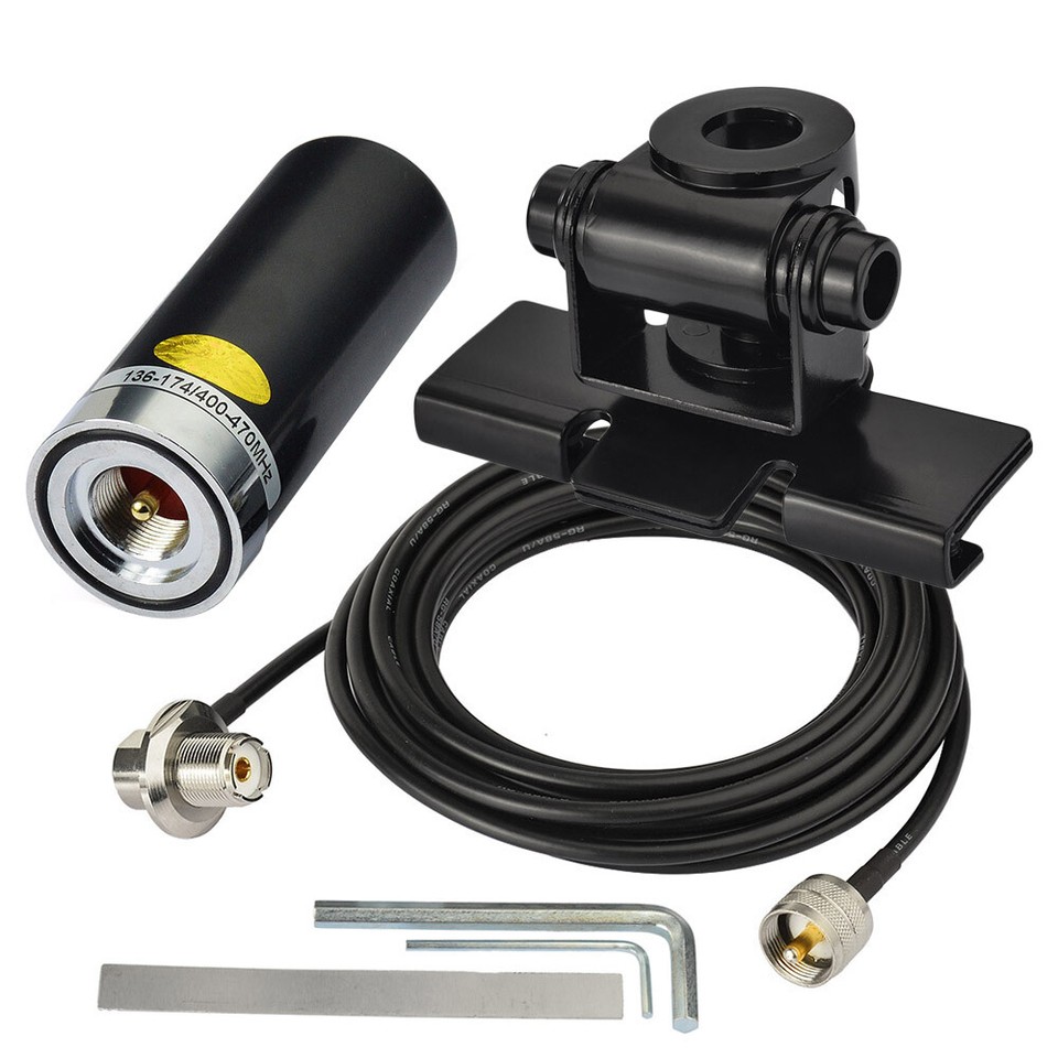 TYT TH-9800 Dual Band Mobile Radio Antenna Two Way Radio Omni Lip Mount ...